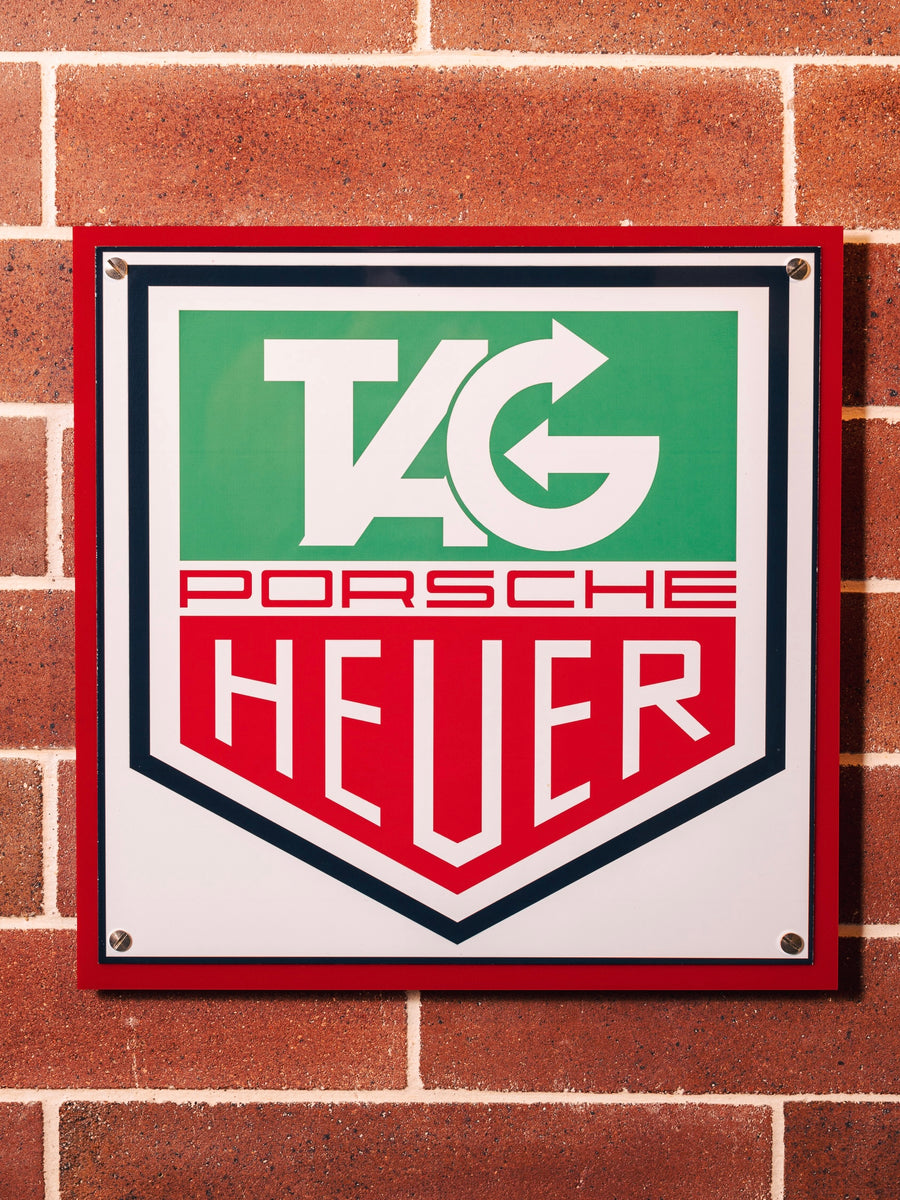 Tag Heuer Metal and Acrylic Sign Square – ZS Classics