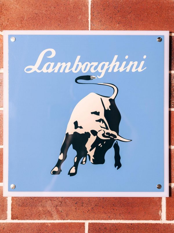 Lamborghini Metal sign Square – ZS Classics