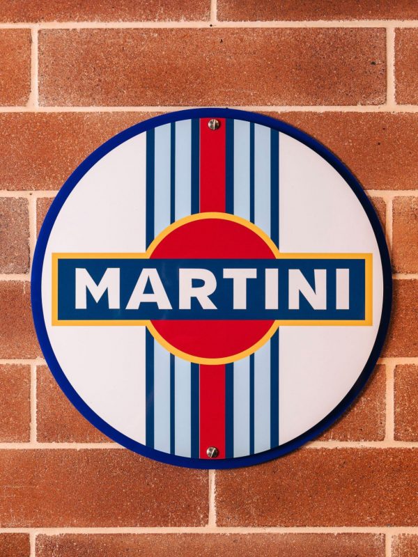 Martini Metal & Acrylic Sign Round – ZS Classics